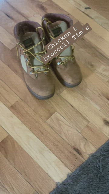 Chicken And Broccoli Timberlands