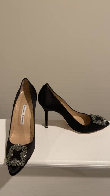 Manolo Blahnik | Shoes | Manolo Blahnik Hangisi Black Satin Manolo Blahnik | Shoes | Manolo Blahnik Hangisi Black Satin
